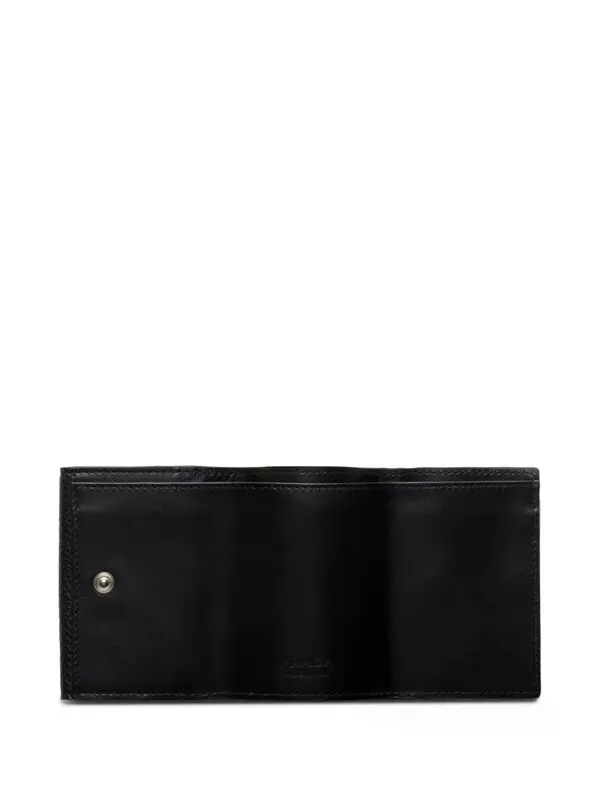 Prada Small Enamel Triangle-logo Wallet