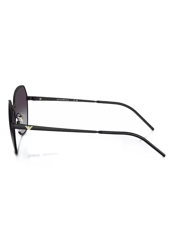 Emporio Armani Geometric Frame Sunglasses