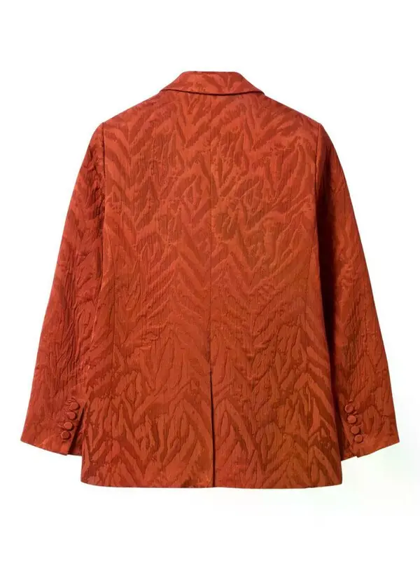 La DoubleJ Textured Double-breasted Jacket