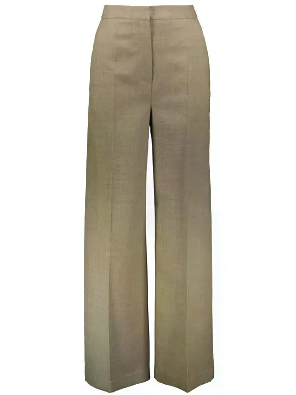 YVES SALOMON Wool Trousers - Neutrals