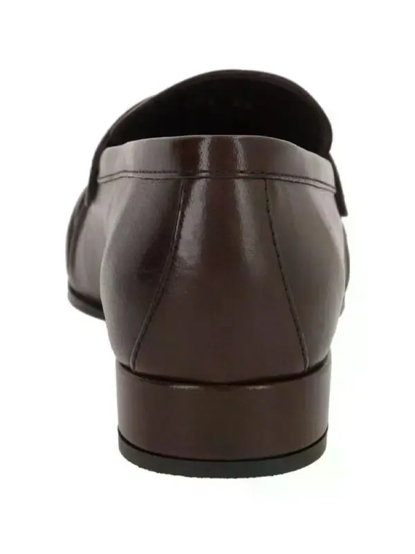 Prada Pleated Leather Loafers