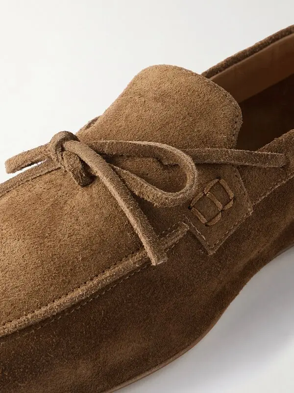 AeydĒ Jasper Suede Loafers - Brown