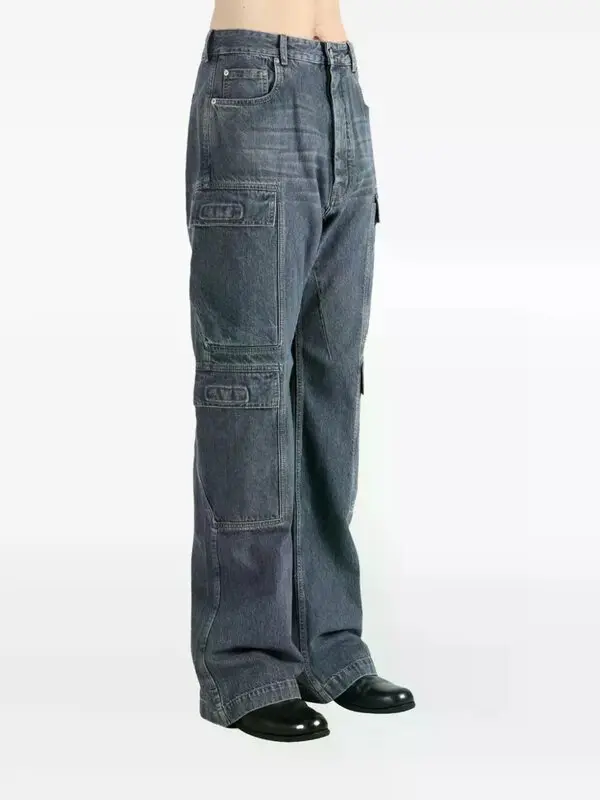 Rick Owens Straight Leg Cargo Jeans