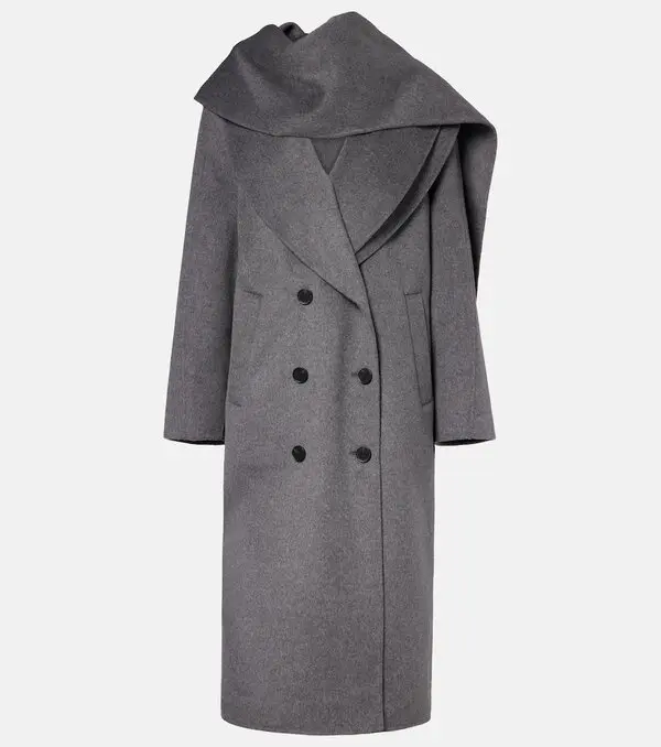 RÓHE Scarf-detail Wool And Cashmere Coat