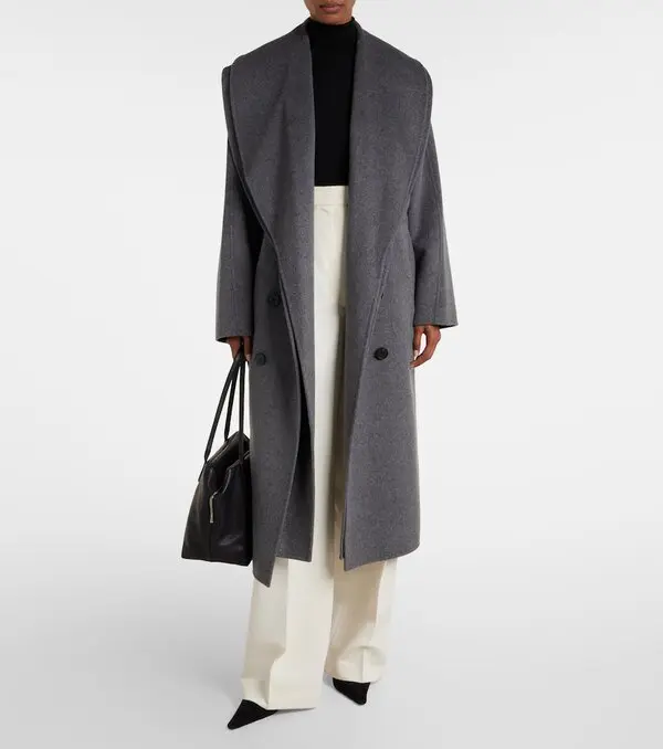RÓHE Scarf-detail Wool And Cashmere Coat