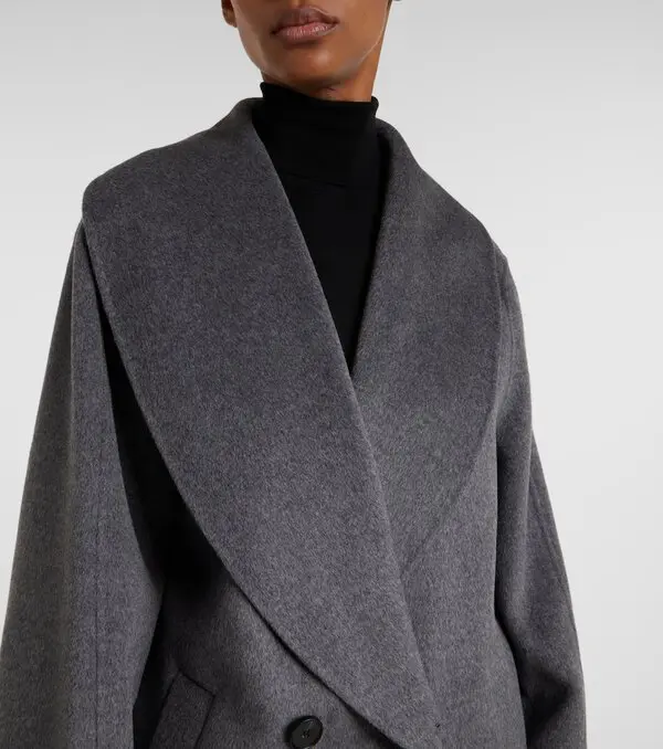 RÓHE Scarf-detail Wool And Cashmere Coat