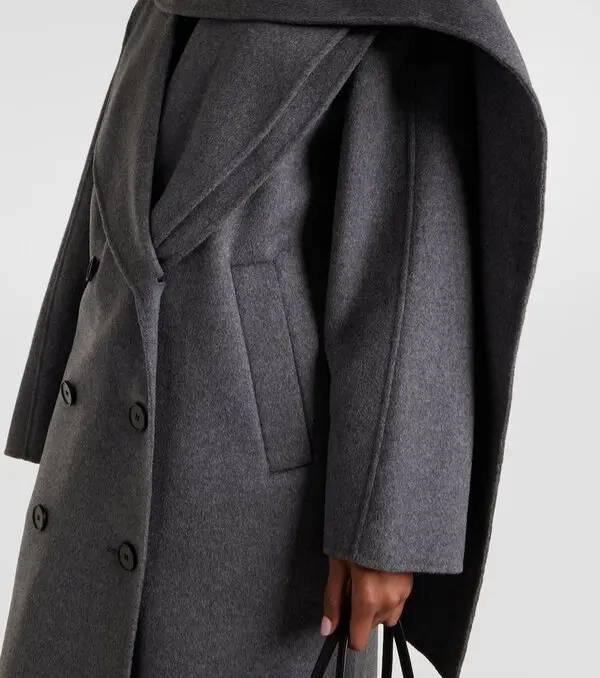 RÓHE Scarf-detail Wool And Cashmere Coat