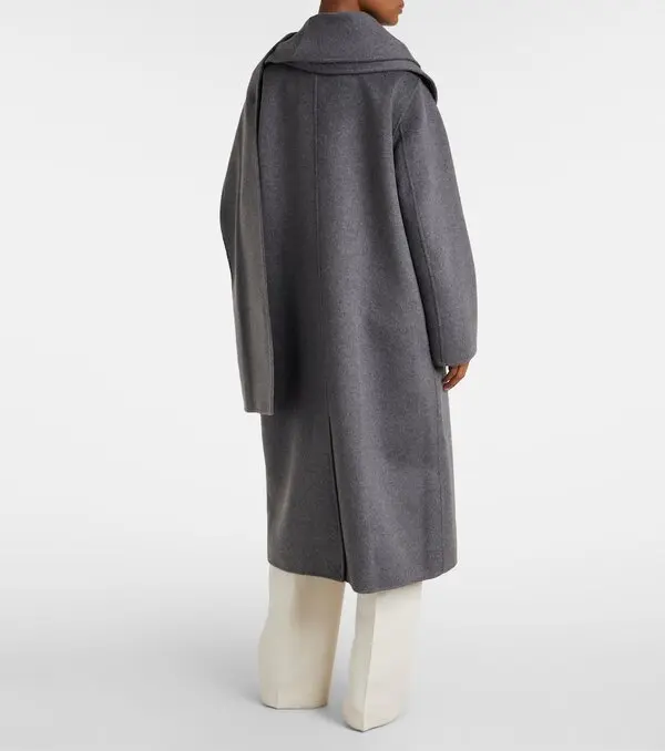 RÓHE Scarf-detail Wool And Cashmere Coat