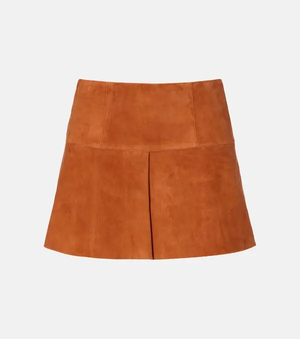 Isabel Marant Étoile Dilara Suede Miniskirt - Brown