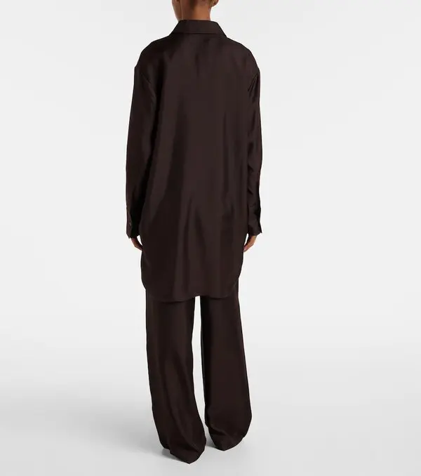 RÓHE Oversized Silk Shirt