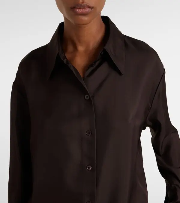 RÓHE Oversized Silk Shirt