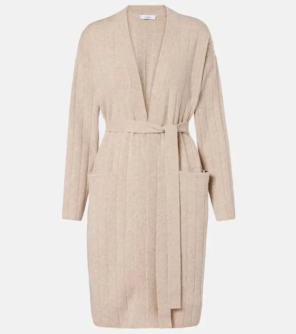 Max Mara Giusto Cashmere Cardigan - Beige