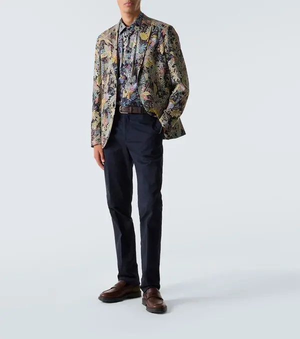Etro Paisley Cotton Poplin Shirt - Multicoloured