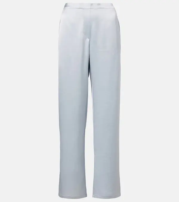 LESET Barb Painter Satin Trousers