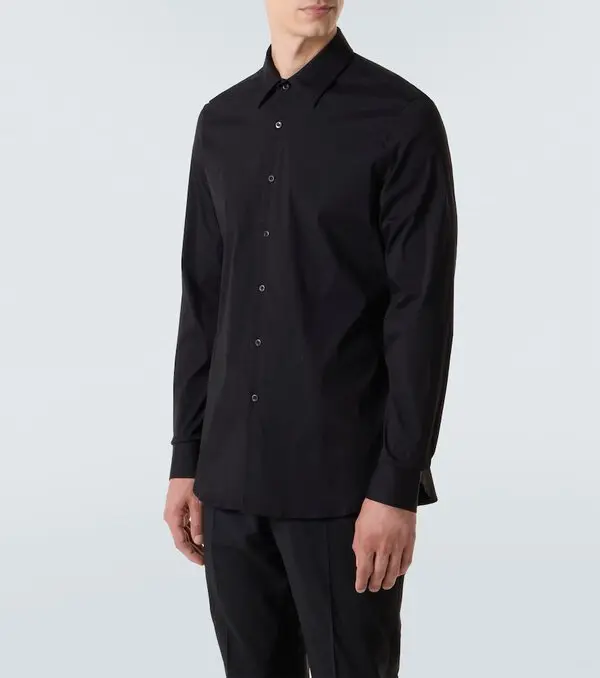 Prada Cotton-blend Shirt - Black