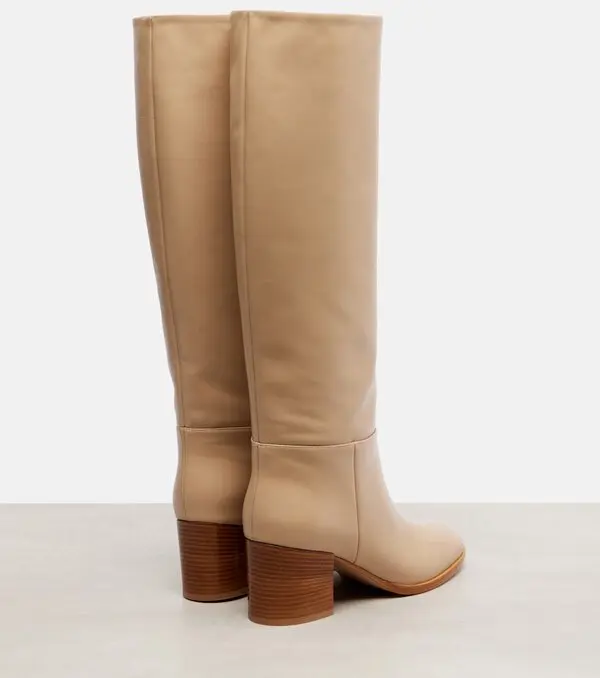 GIANVITO ROSSI Santiago 60 Leather Knee-high Boots