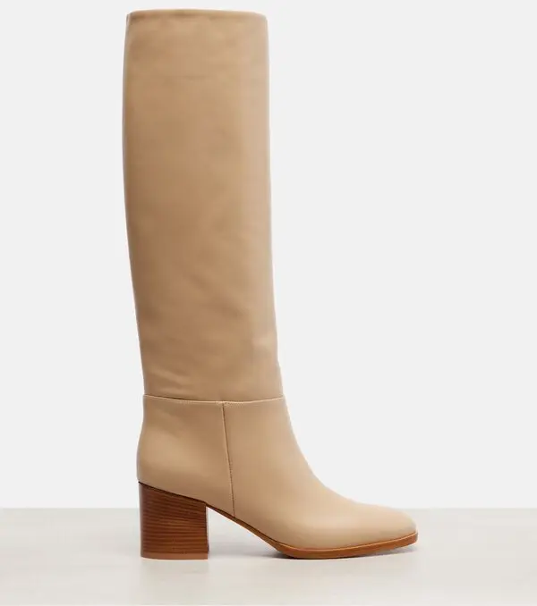 GIANVITO ROSSI Santiago 60 Leather Knee-high Boots