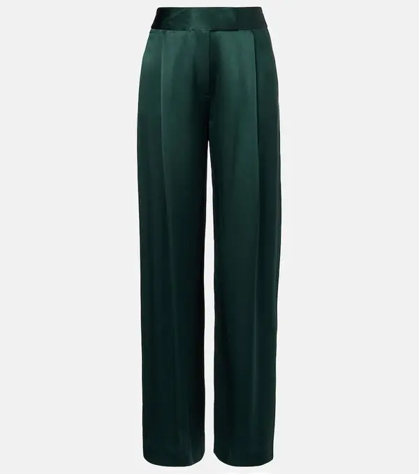 THE SEI Silk Satin Wide-leg Pants