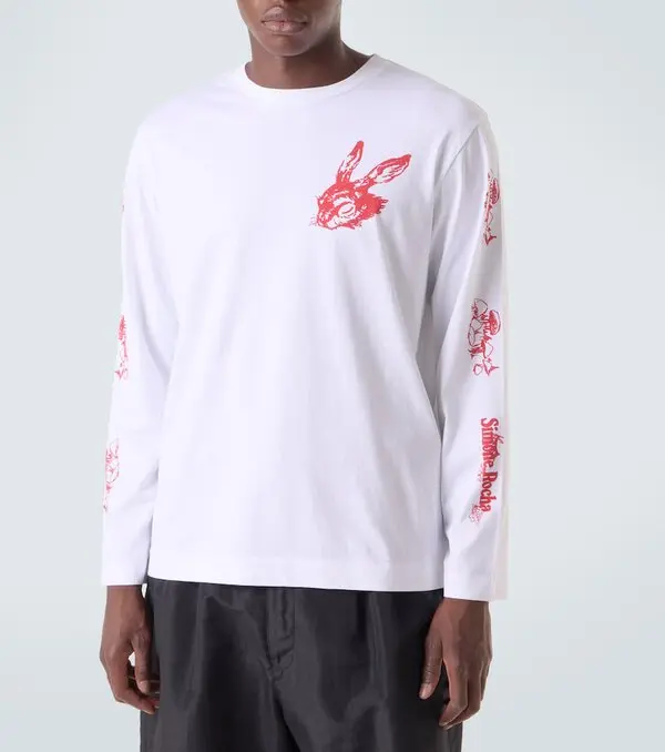 Simone Rocha Tortoise & Hare Cotton Jersey T-shirt