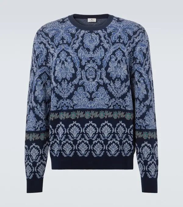 Etro Intarsia Cotton Sweater