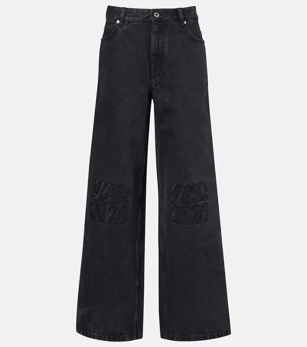 Loewe Anagram Wide-leg Jeans