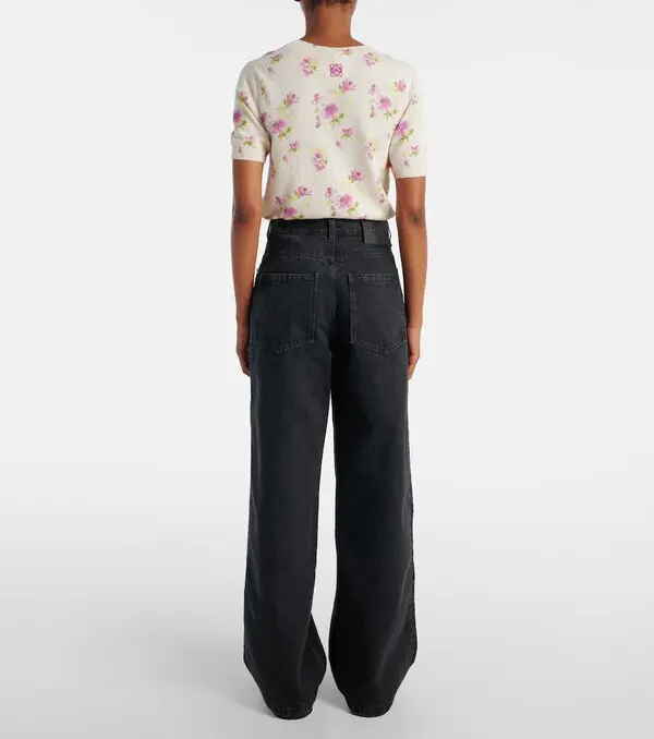 Loewe Anagram Wide-leg Jeans