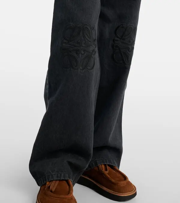 Loewe Anagram Wide-leg Jeans