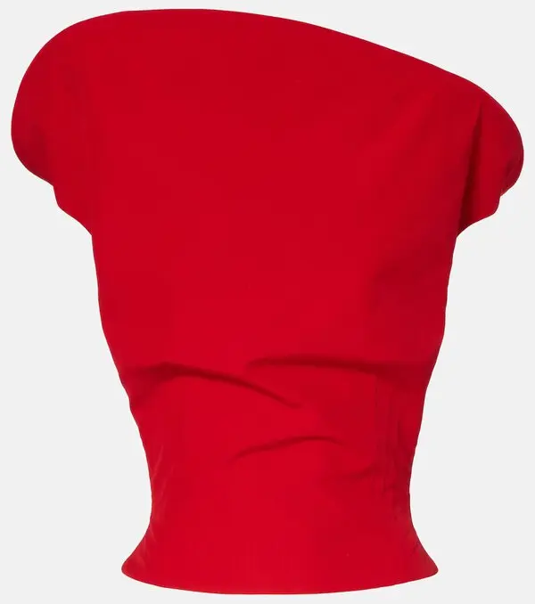 Magda Butrym Asymmetrical Top - Red