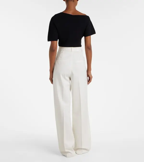 RÓHE Wool-blend Wide-leg Trousers