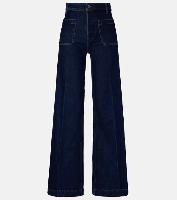 Polo Ralph Lauren High-rise Wide-leg Jeans - Blue