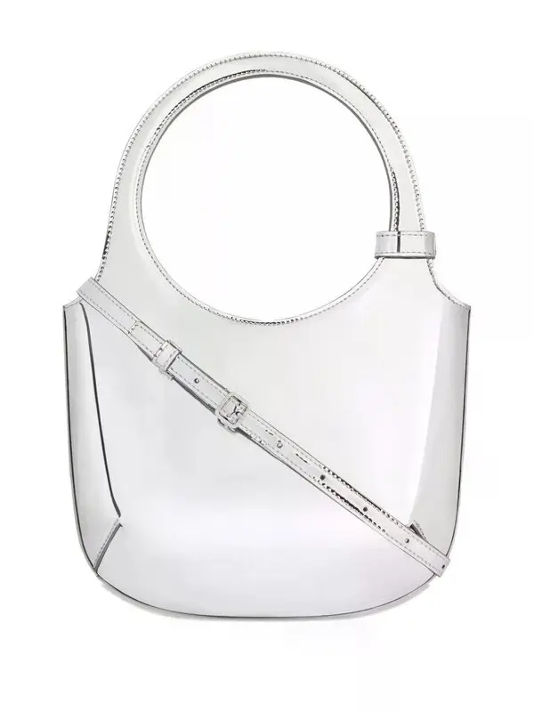 COURREGES Metallic Shoulder Bag - Grey