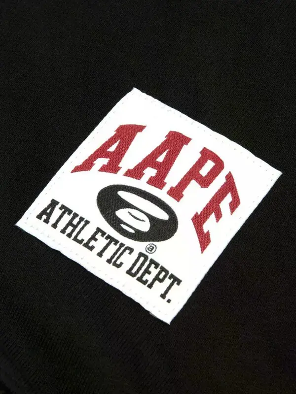 AAPE BY *A BATHING APE Athletic-logo Sweatshirt - Black