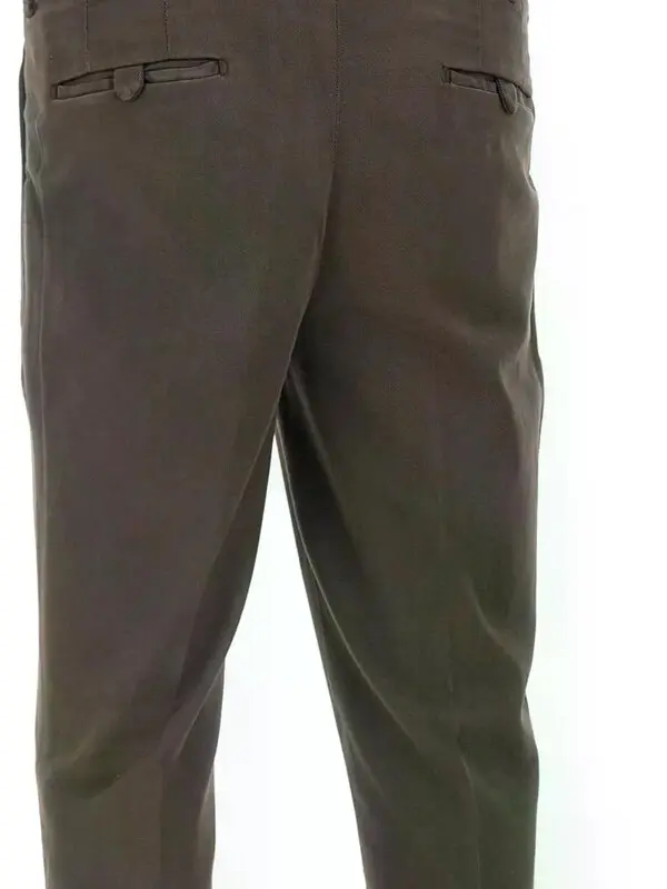 DEVORE INCIPIT Pleated Trousers - Brown