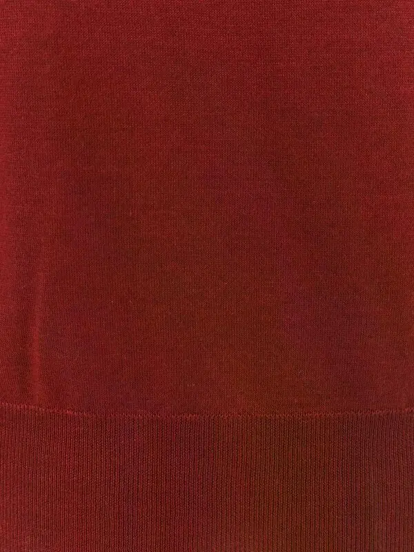 Brunello Cucinelli Cashmere-silk Blend Round Neck Sweater - Red