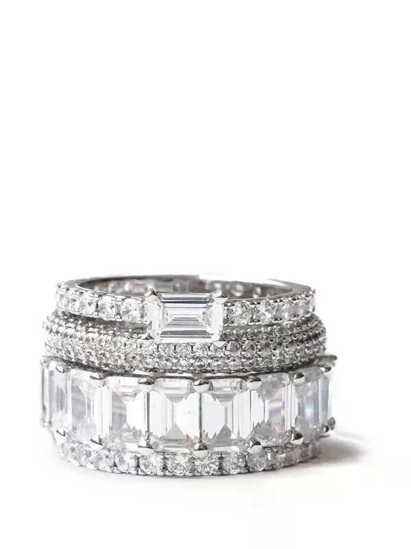 IZABEL DISPLAY Eternity Band Ring - Silver