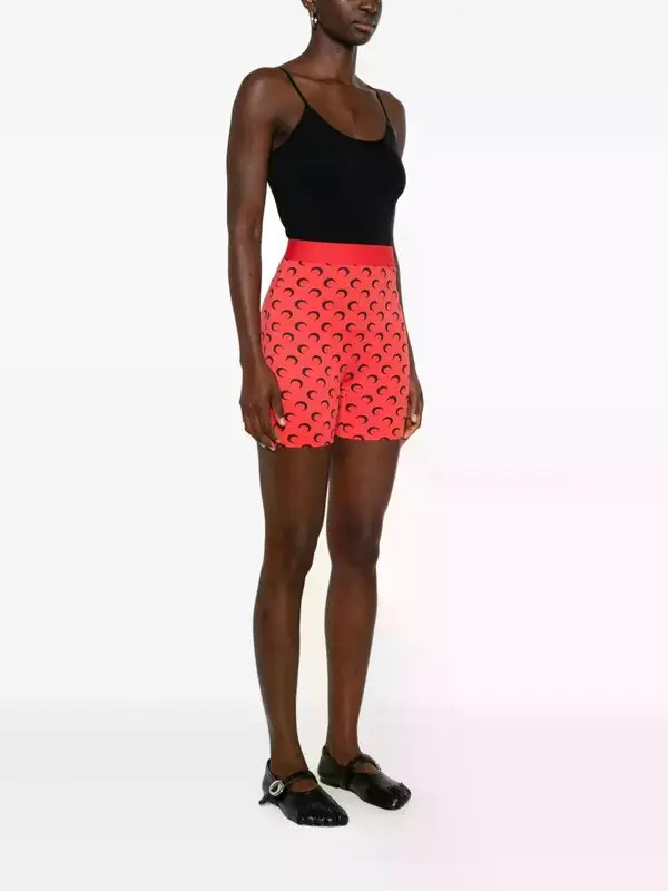 MARINE SERRE Moon Print Shorts