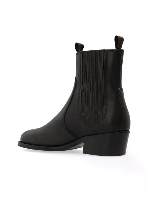 LEMAIRE Leather Chelsea Boots - Brown