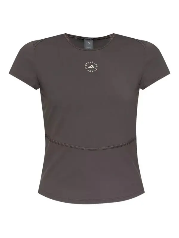 Adidas By Stella McCartney Logo Detail T-shirt - Grey