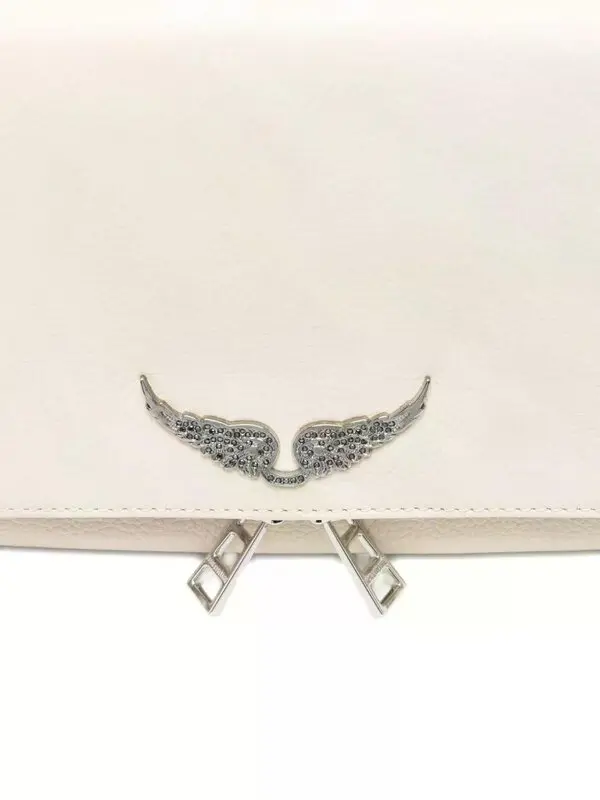 Zadig&Voltaire Rock Leather Crossbody Bag - Neutrals
