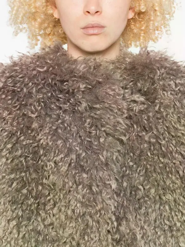 Tagliatore Teddy Textured Cropped Jacket - Neutrals
