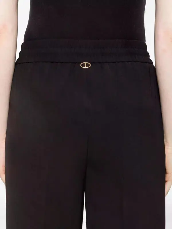 TWINSET Logo Appliqué Trousers