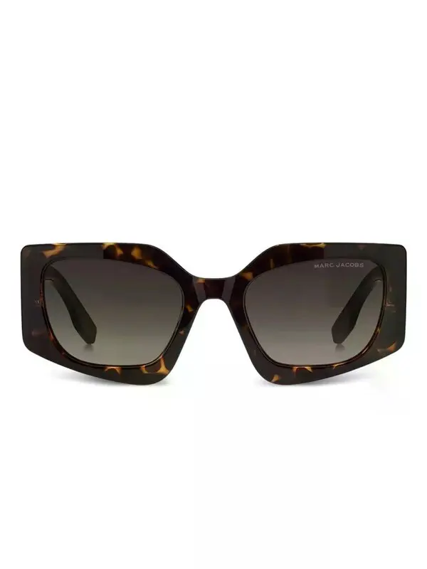 Marc Jacobs Geometric Frame Sunglasses - Black