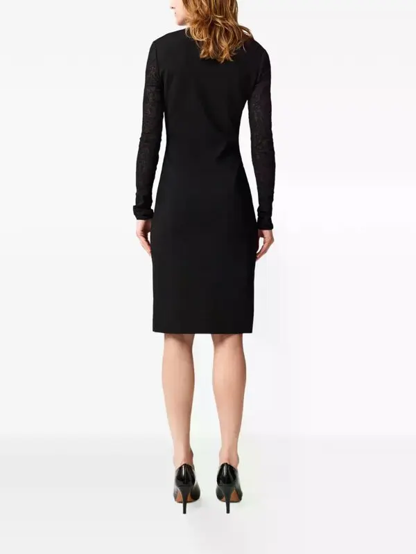 Stella McCartney Long-sleeve Crew Neck Midi Dress
