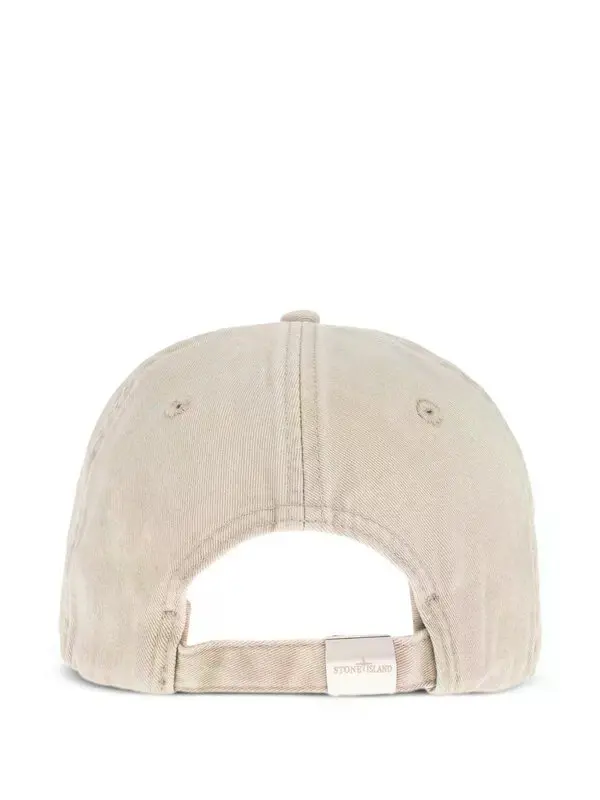 Stone Island Logo-embroidered Baseball Cap - Neutrals