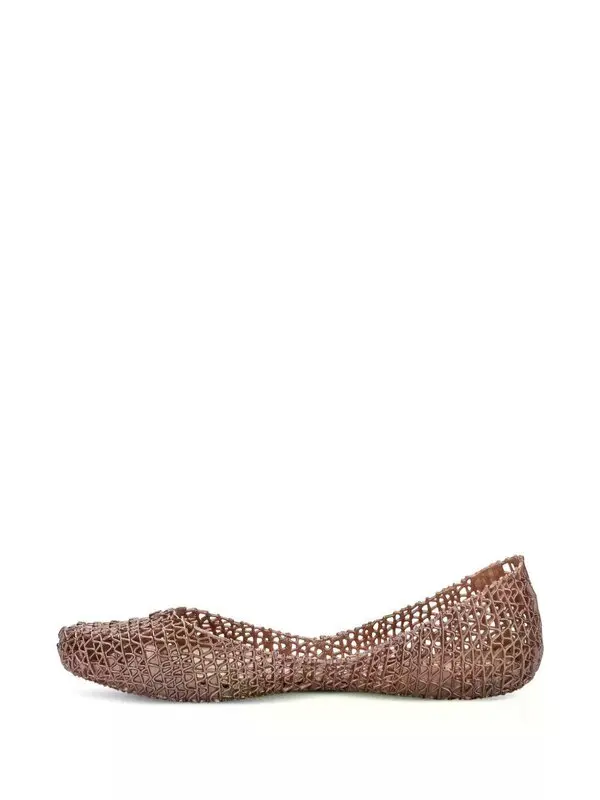 Melissa Textured Ballet Flats - Pink