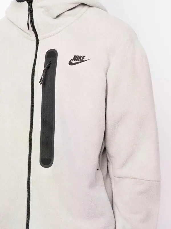 Nike Tech Fleece Full-zip Winterized Hoodie - Grey