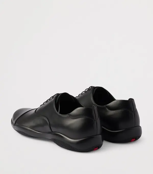 Prada Toblach Laced Loafers