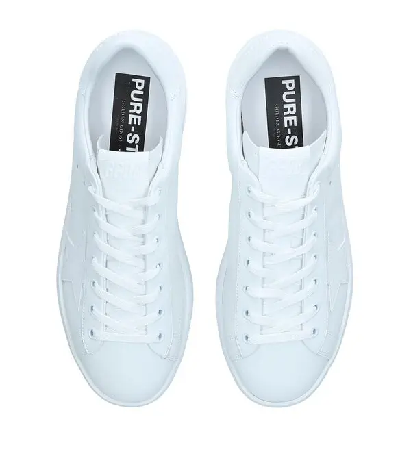 GOLDEN GOOSE Purestar Low-top Leather Sneakers - White