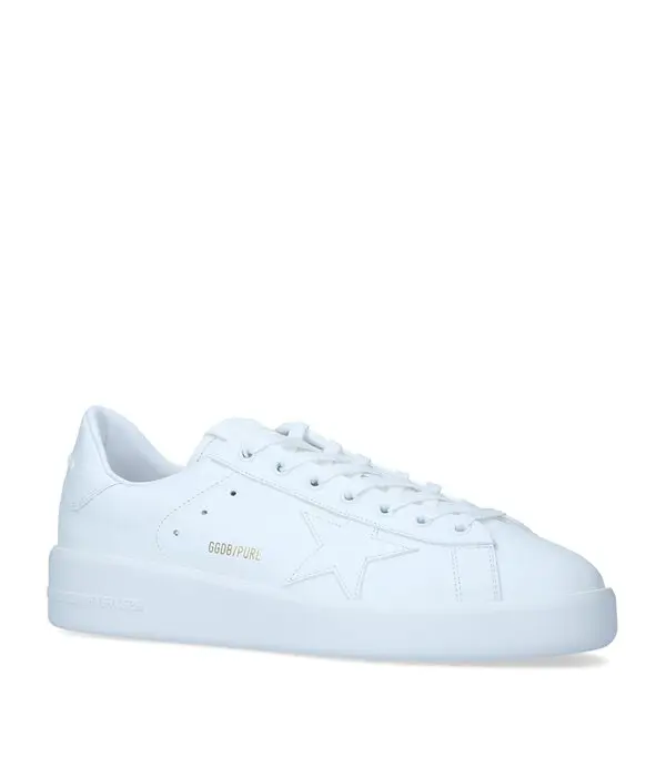 GOLDEN GOOSE Purestar Low-top Leather Sneakers - White