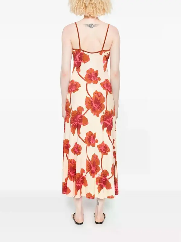 Johanna Ortiz Sendero De Astromelias Midi Dress